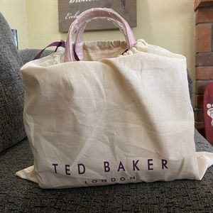 Ted Baker London | Bags | Ted Baker Pink Leather Tote Purse New | Poshmark